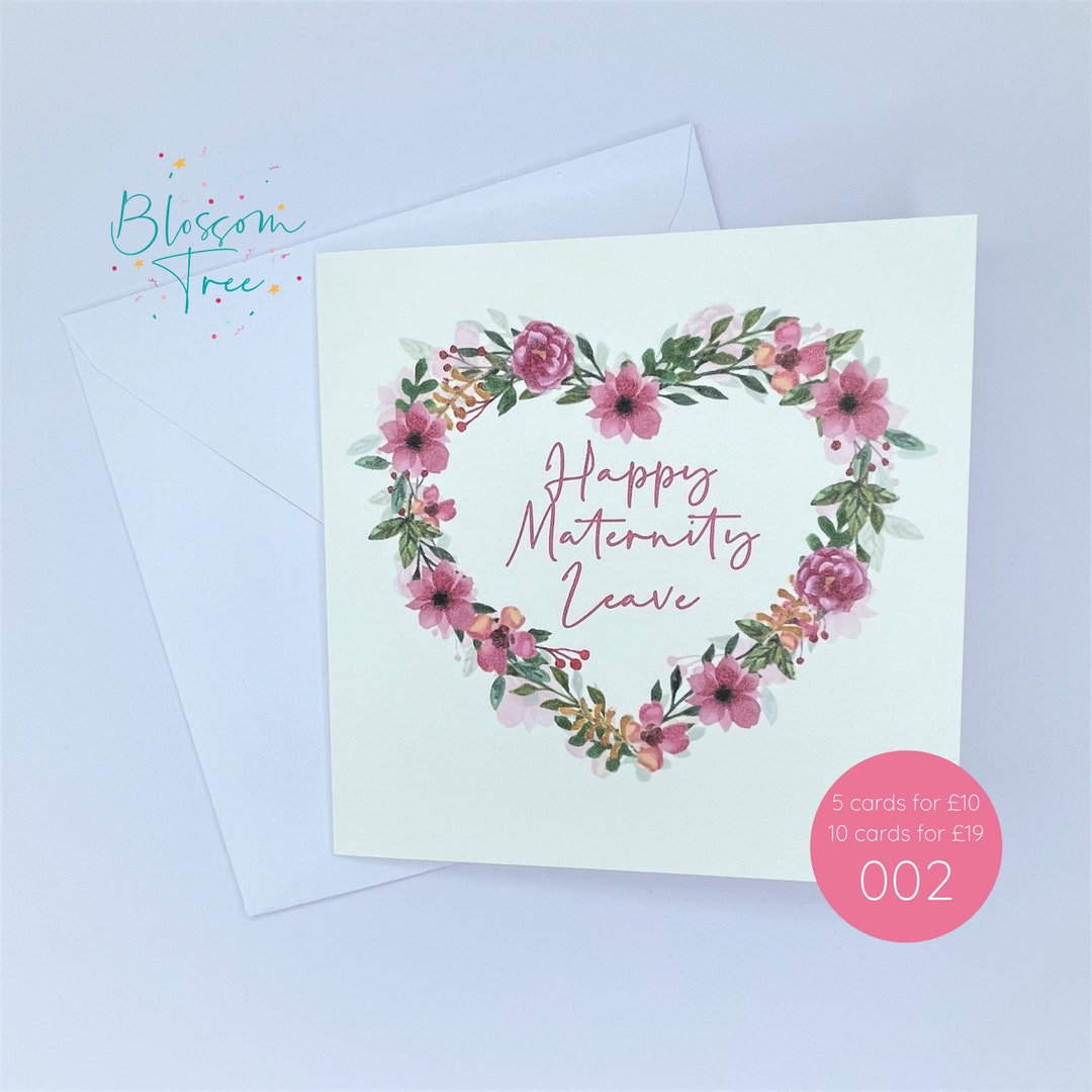 Happy Maternity Leave Card Leaving Work to Have a Baby - Etsy UK