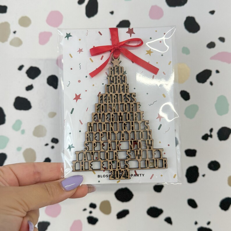 Taylor Swift | the Era's Tour 2024 | Christmas Tree Style Bauble ...