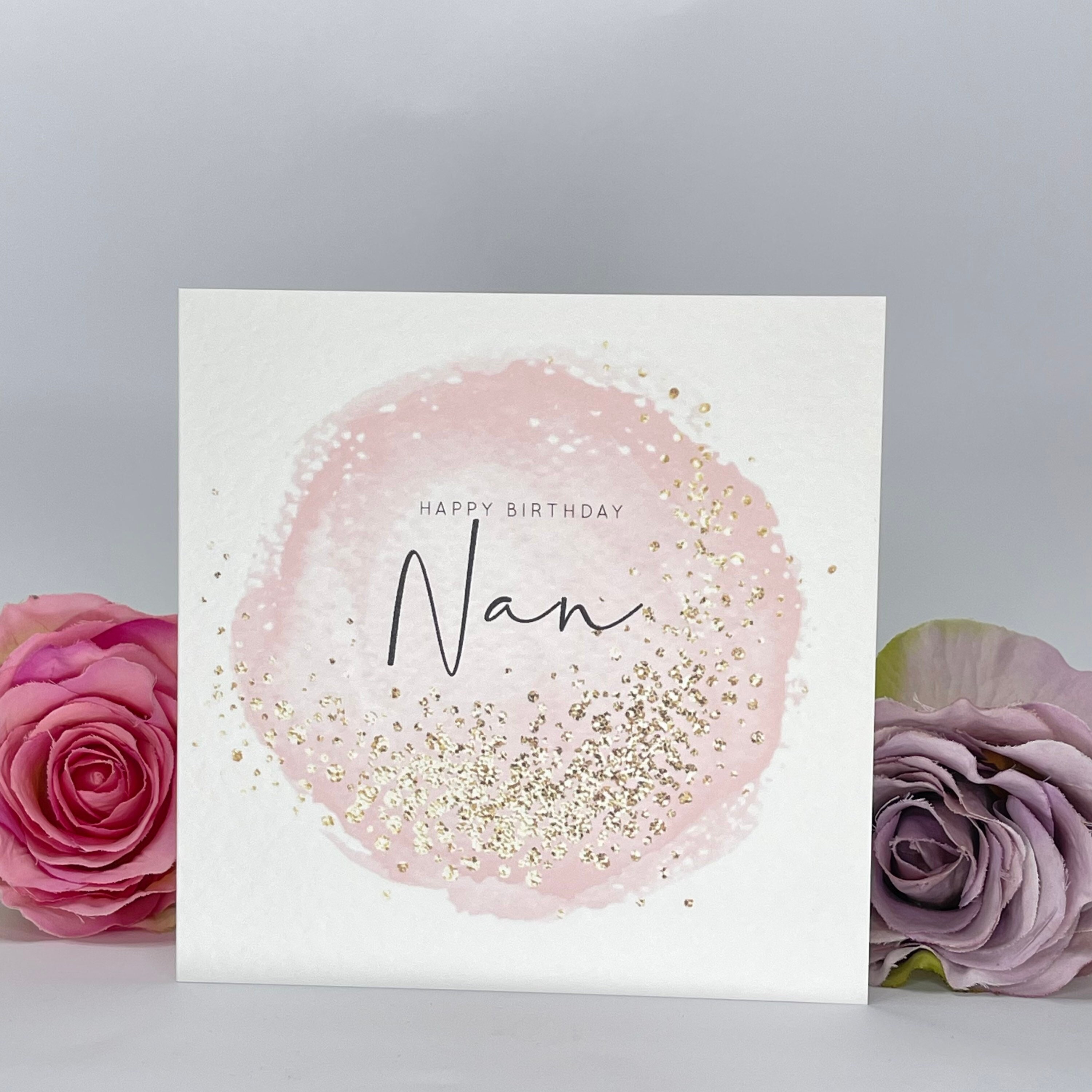 Happy Birthday Nan Card Nan Birthday Card Card for Nan - Etsy Singapore