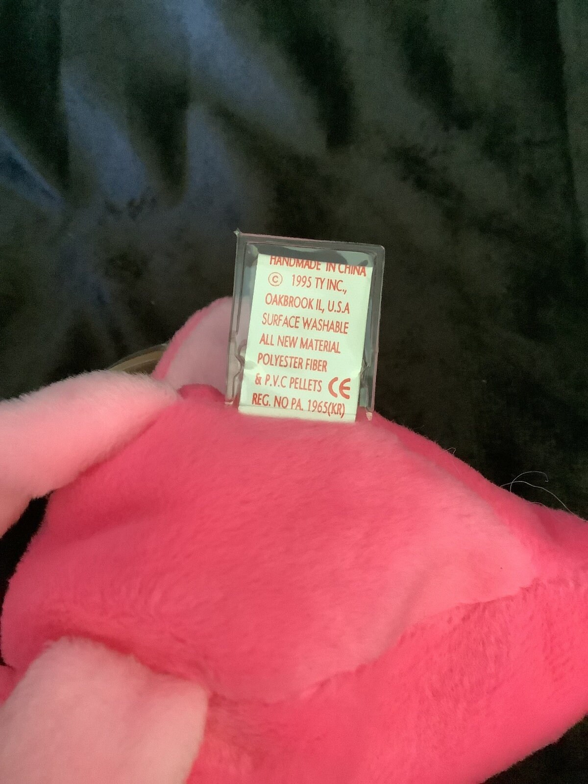 Ty Pinky Ultra Rare Iconic Initial Issue New Pvc Mwmt Mq More ...