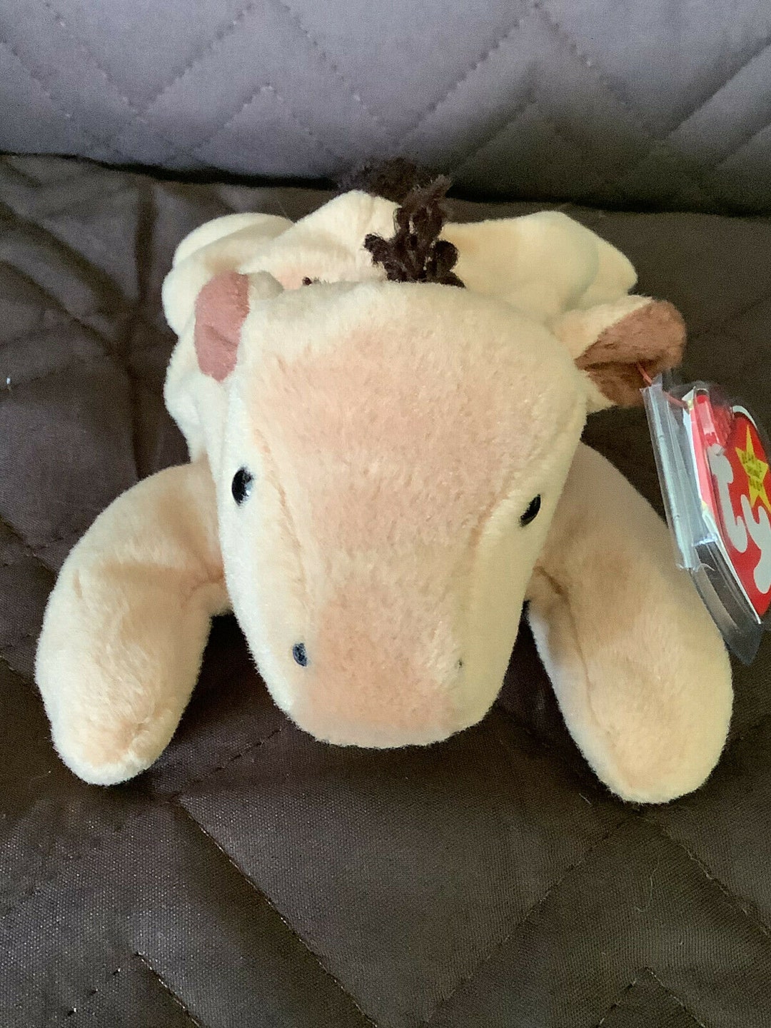 TY Derby No White Star Fine Mane Exclusive Limited Production Dual Tush ...