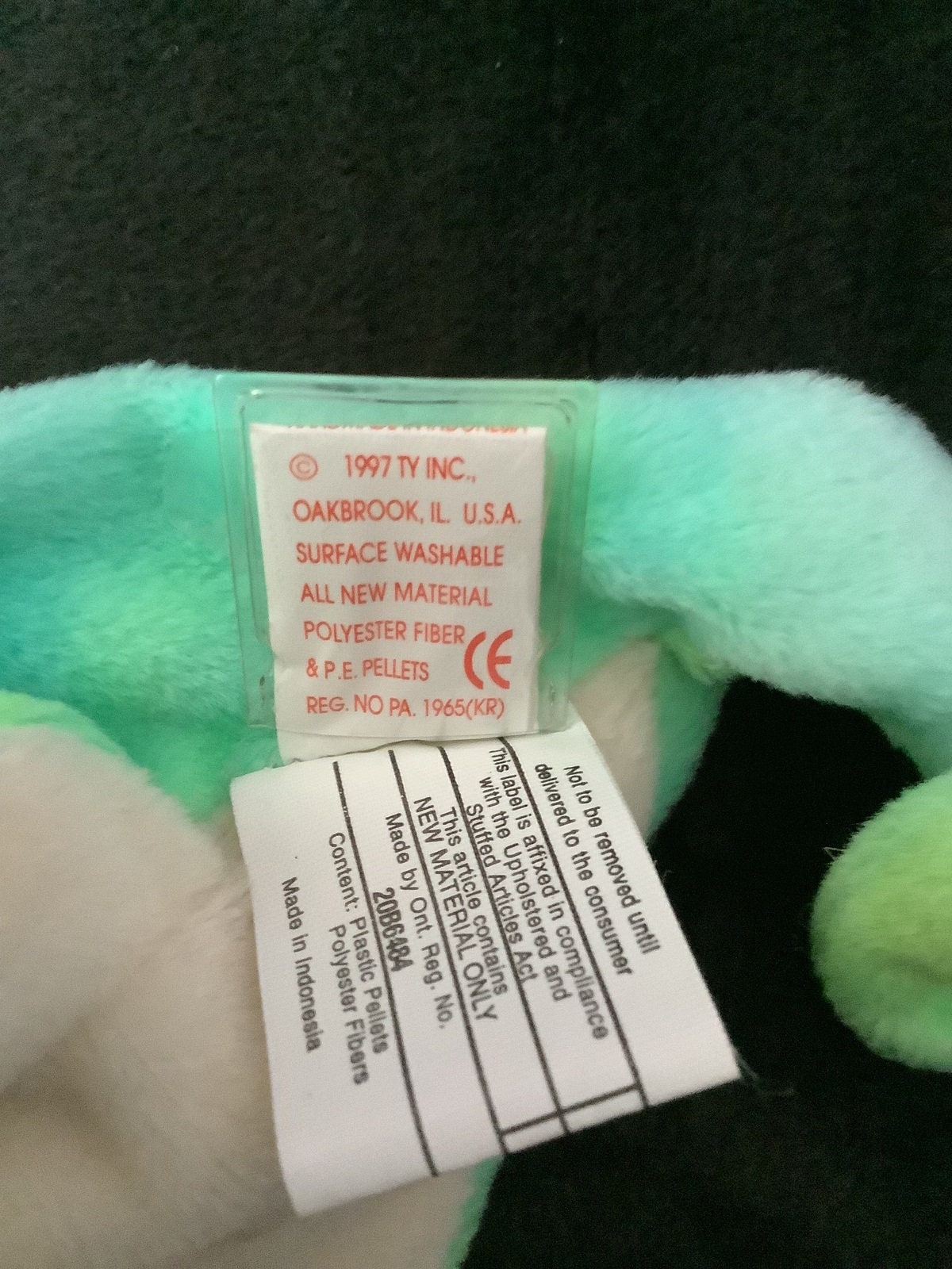 Ty Iggy Iconic Initial Issue Dual Tush Tags New Mwmt PE 1st Edition ...