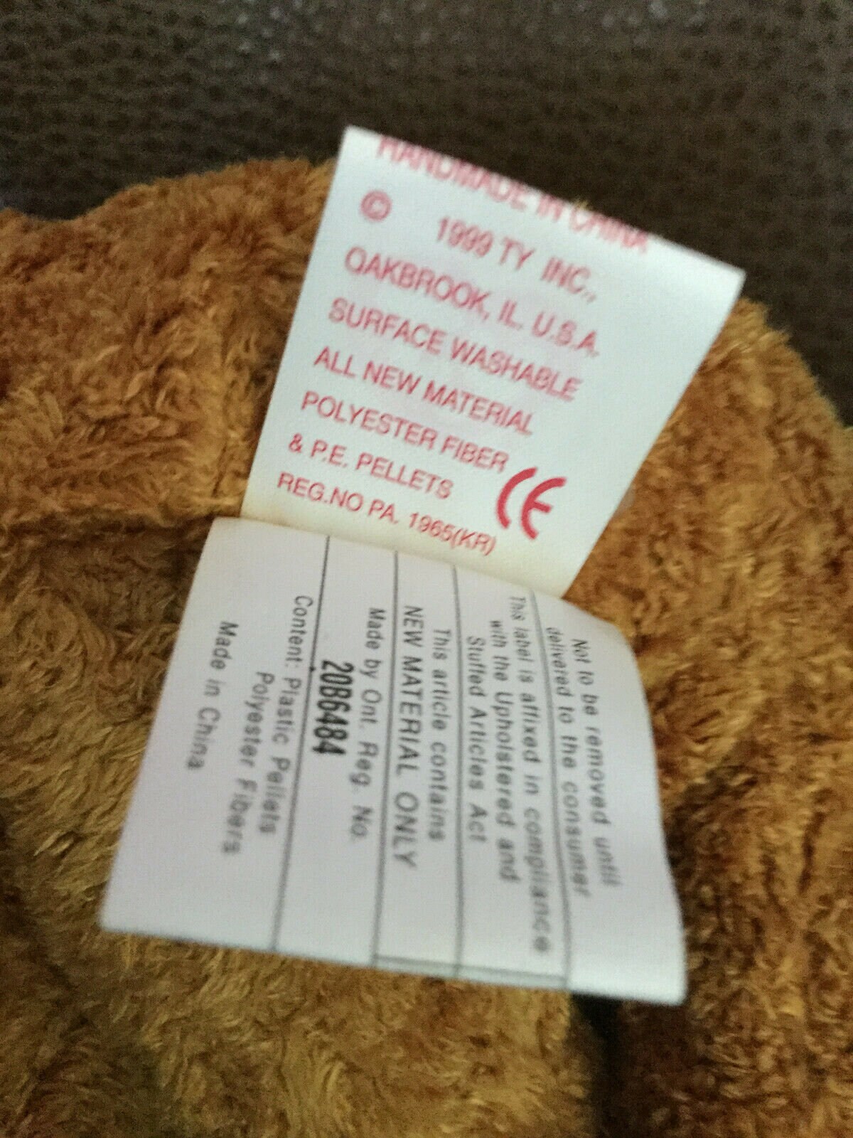 TY Fuzz Ultra Rare Tag Combo Most Valuable Limited Production Dual Tush ...