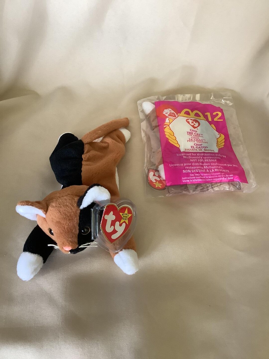 TY Chip Jr Set 1 of a Kind Lucrative Limited Production Invaluable 2 ...