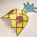 Pineapple Mask Printable Pineapple Costume Fruit Mask Yellow Halloween ...