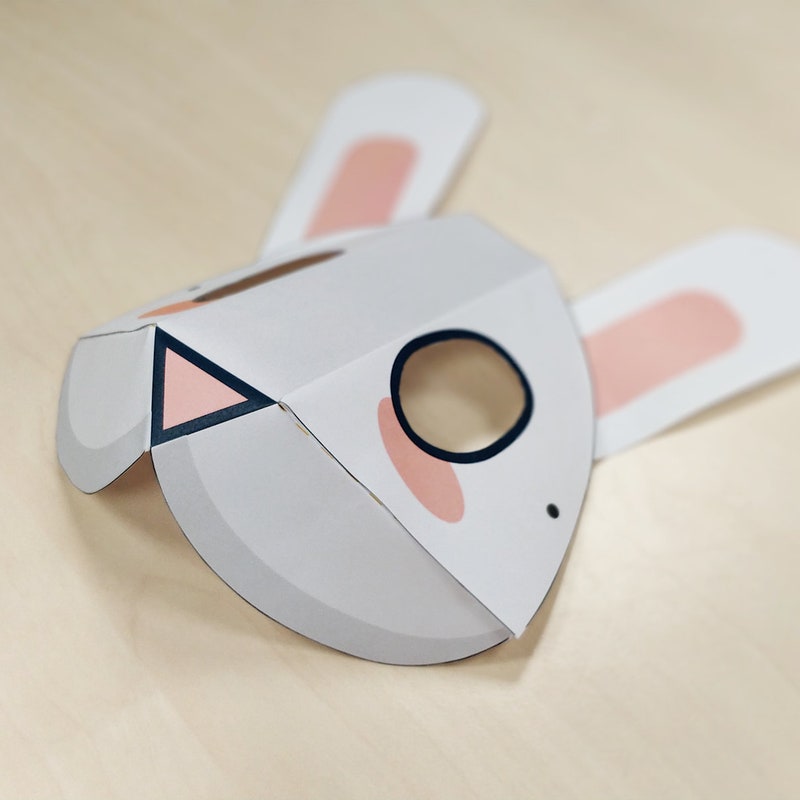 Bunny Mask - Etsy