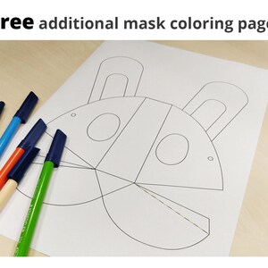 Printable Rabbit Mask: DIY Costume, Adult & Child Sizes (digital ...