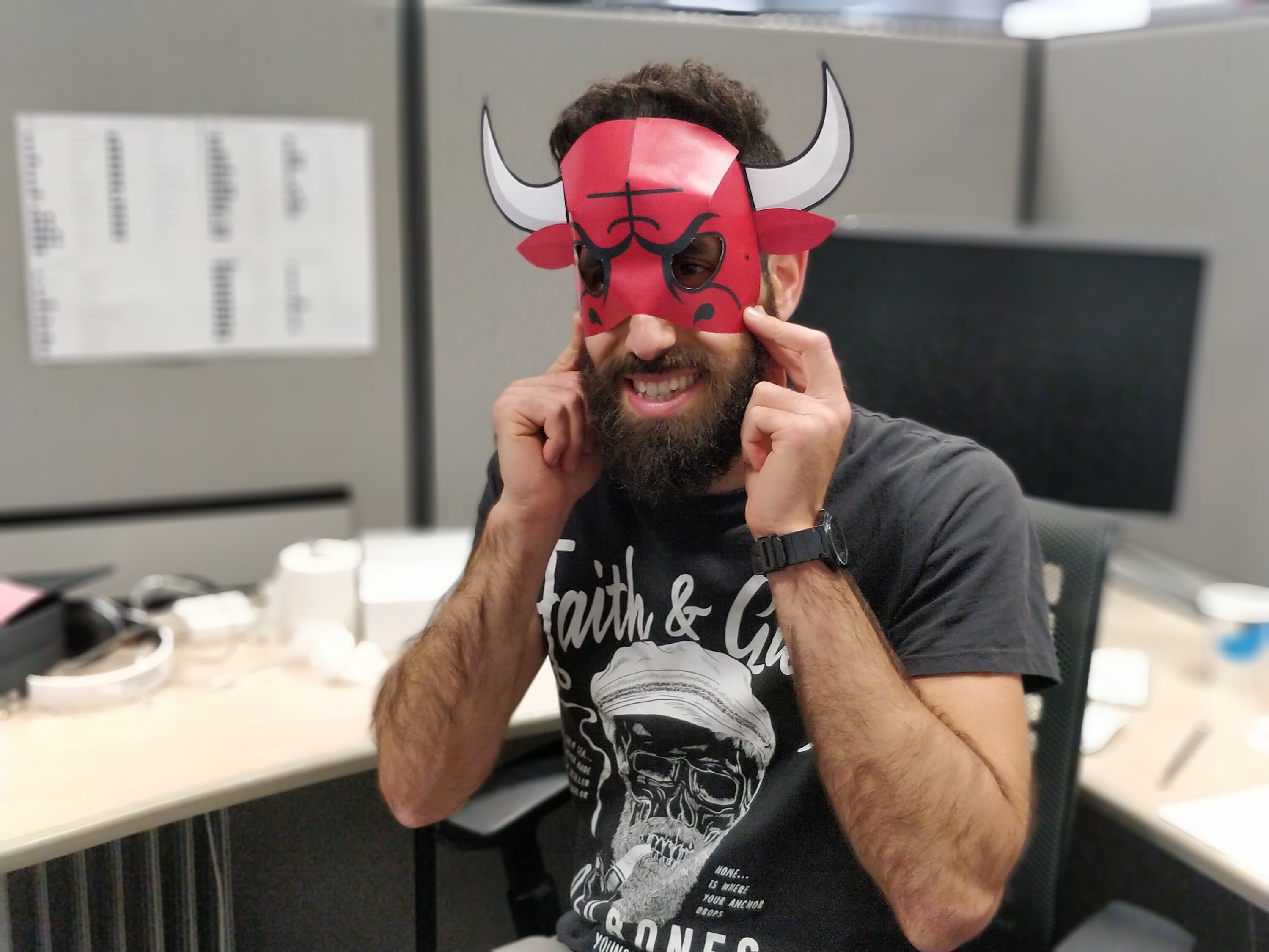 Bull Mask Printable Redbull Costume Farm Animal Mask Red Halloween - Etsy