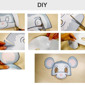 Printable Mouse Mask: DIY Costume (digital Download) - Etsy