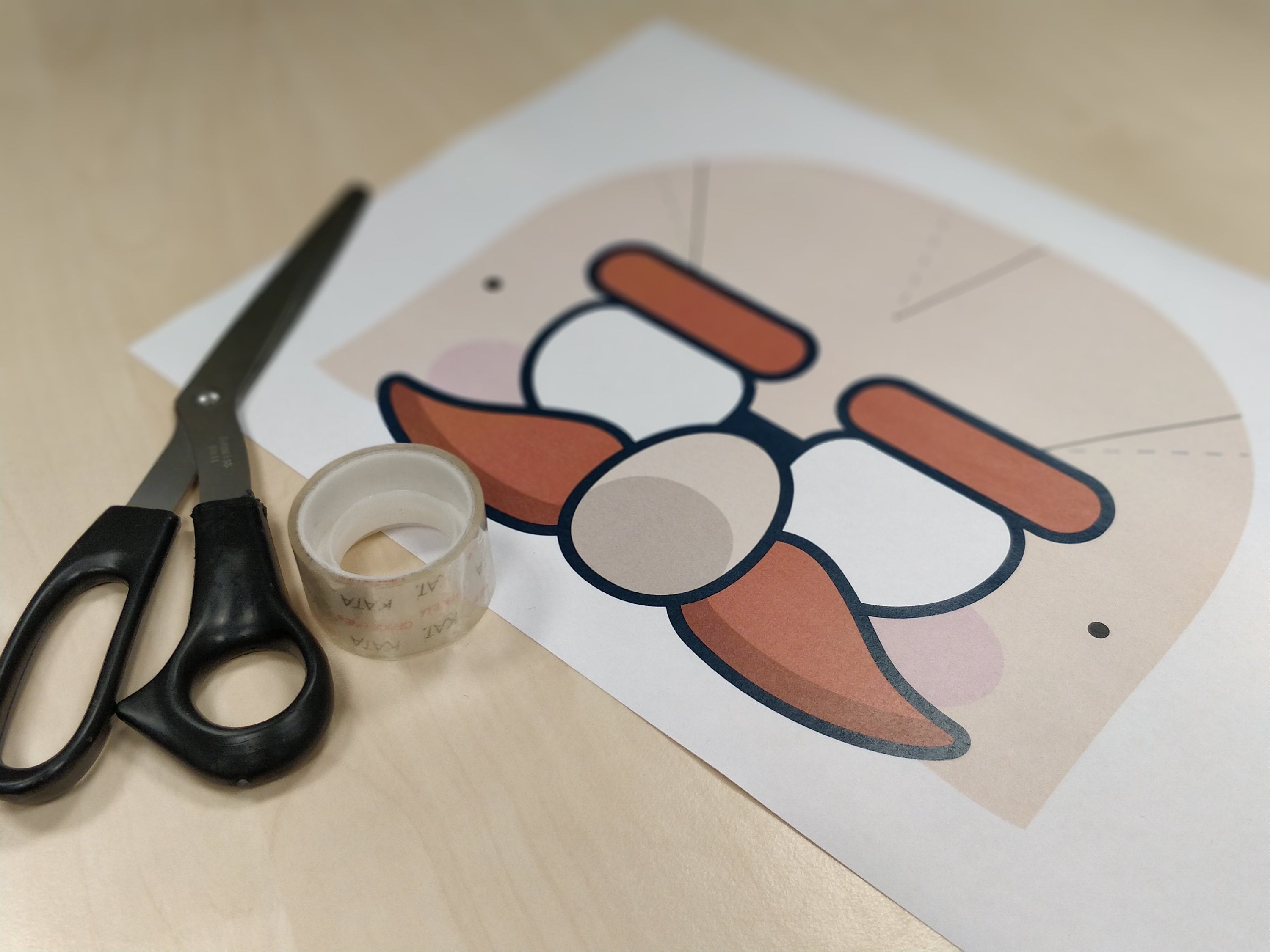 Grandpa Mask Printable Grandpa Costume Animal Mask Halloween - Etsy