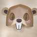Beaver Mask Printable: DIY Costume, Adult & Child (digital Download) - Etsy