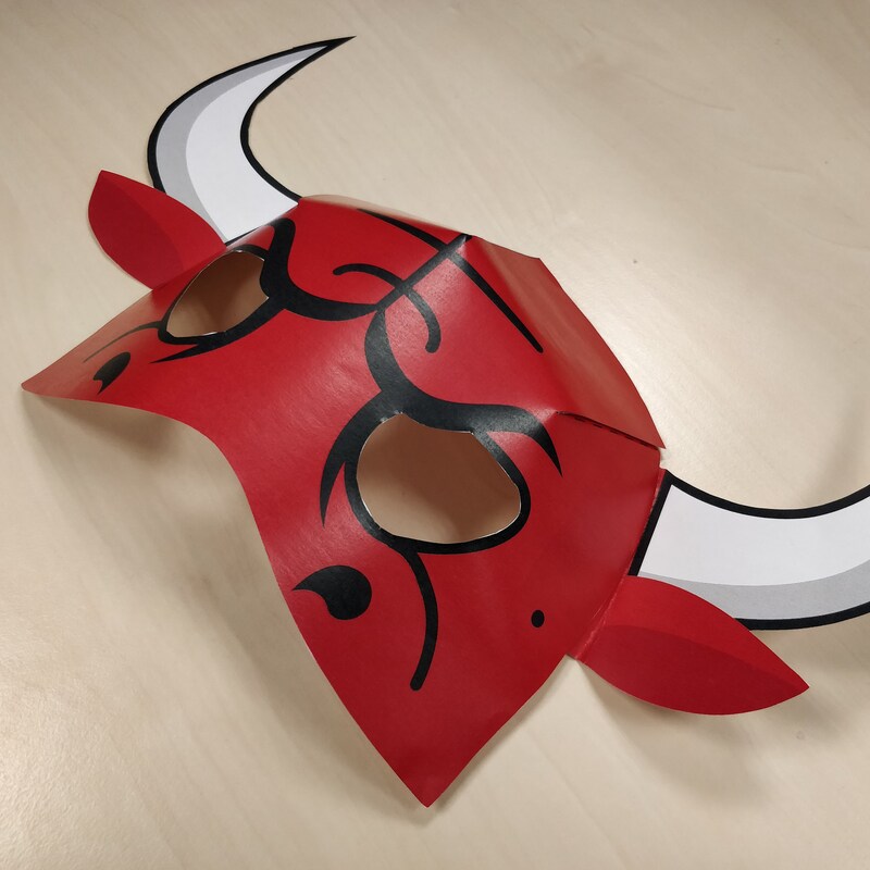 Bull Mask - Etsy