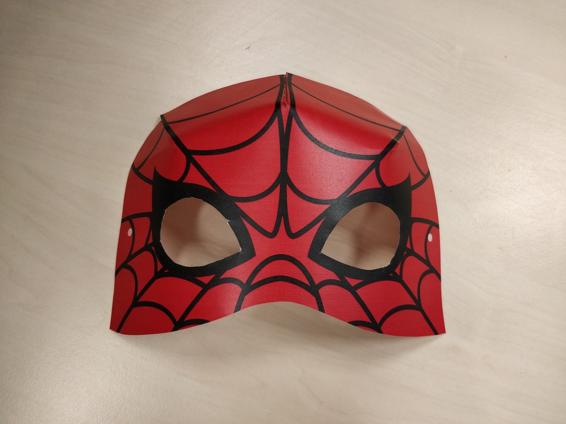 Spider-man Mask Printable Spiderman Costume Animal Mask Halloween ...