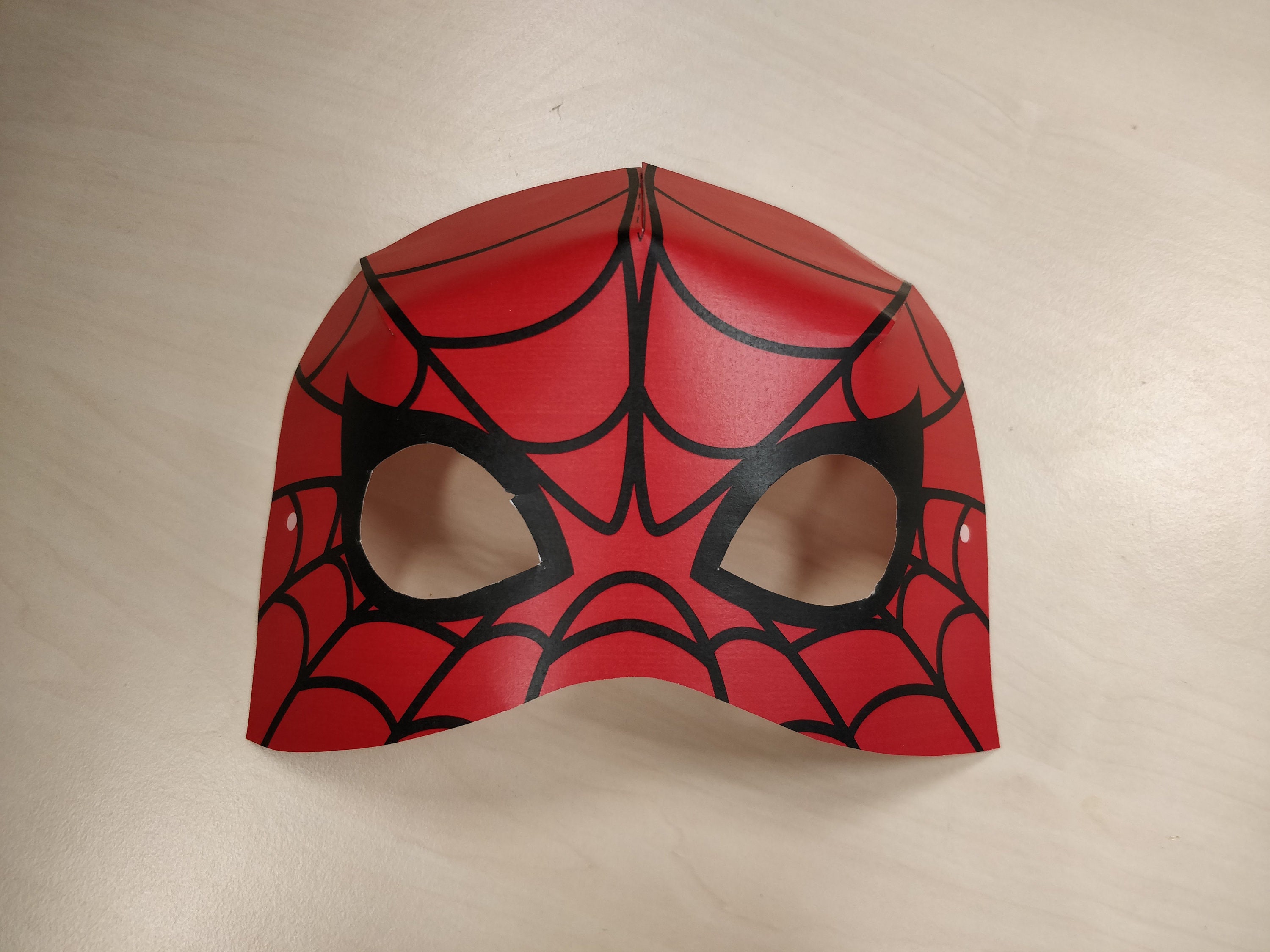 Spider-man Mask Printable Spiderman Costume Animal Mask - Etsy Australia
