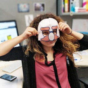 Grandpa Mask Printable: Costume Animal Mask (digital Download) - Etsy