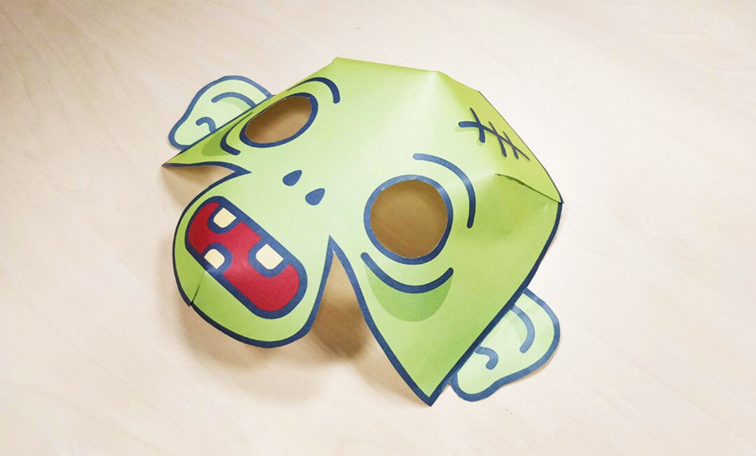 Zombie 3D Printable Mask Frankenstein Costume - Etsy