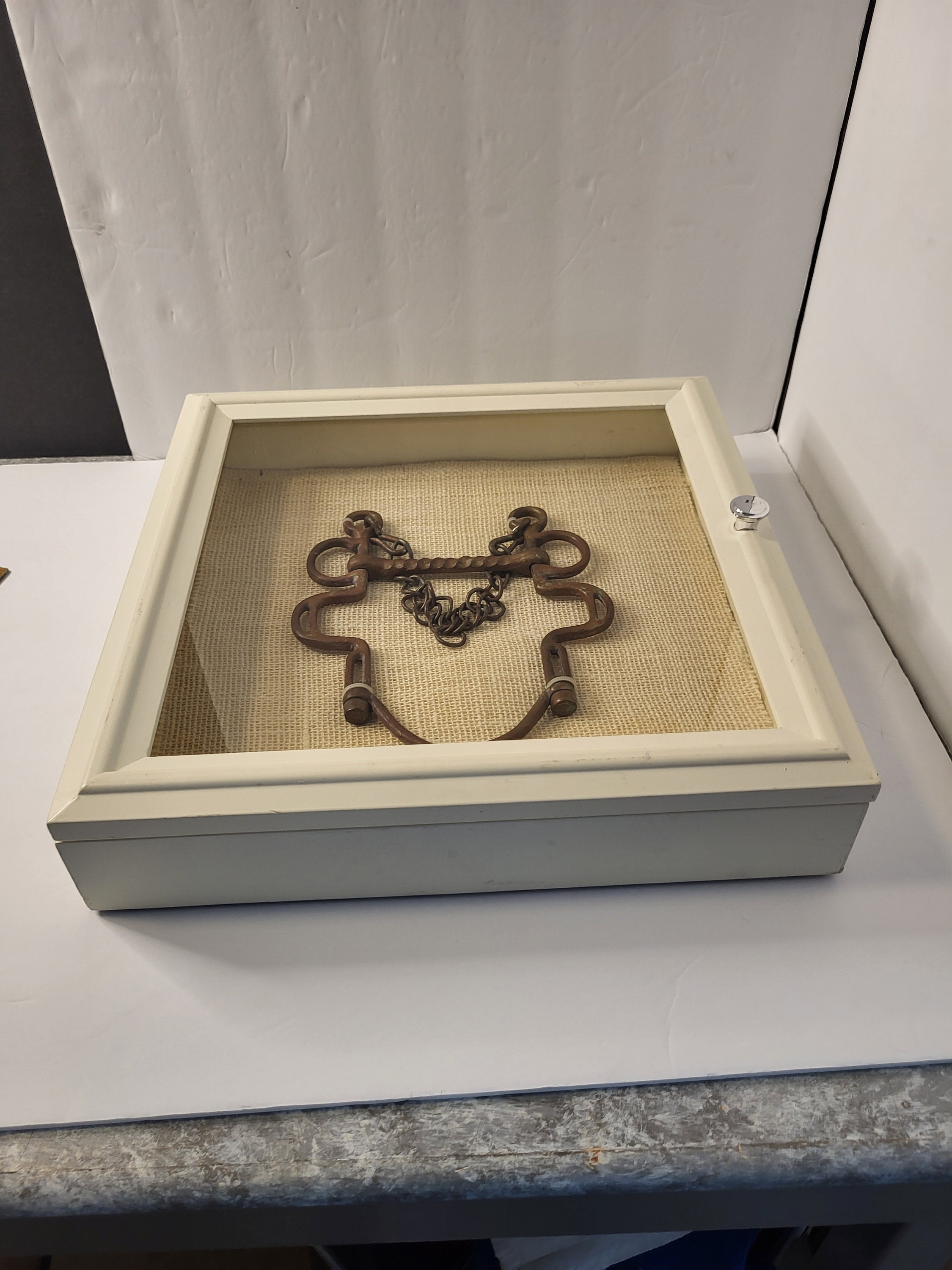 Antique Brass Horse Bit Shadow Box. - Etsy