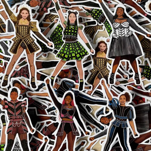 SIX the Musical Vinyl Stickers - Etsy