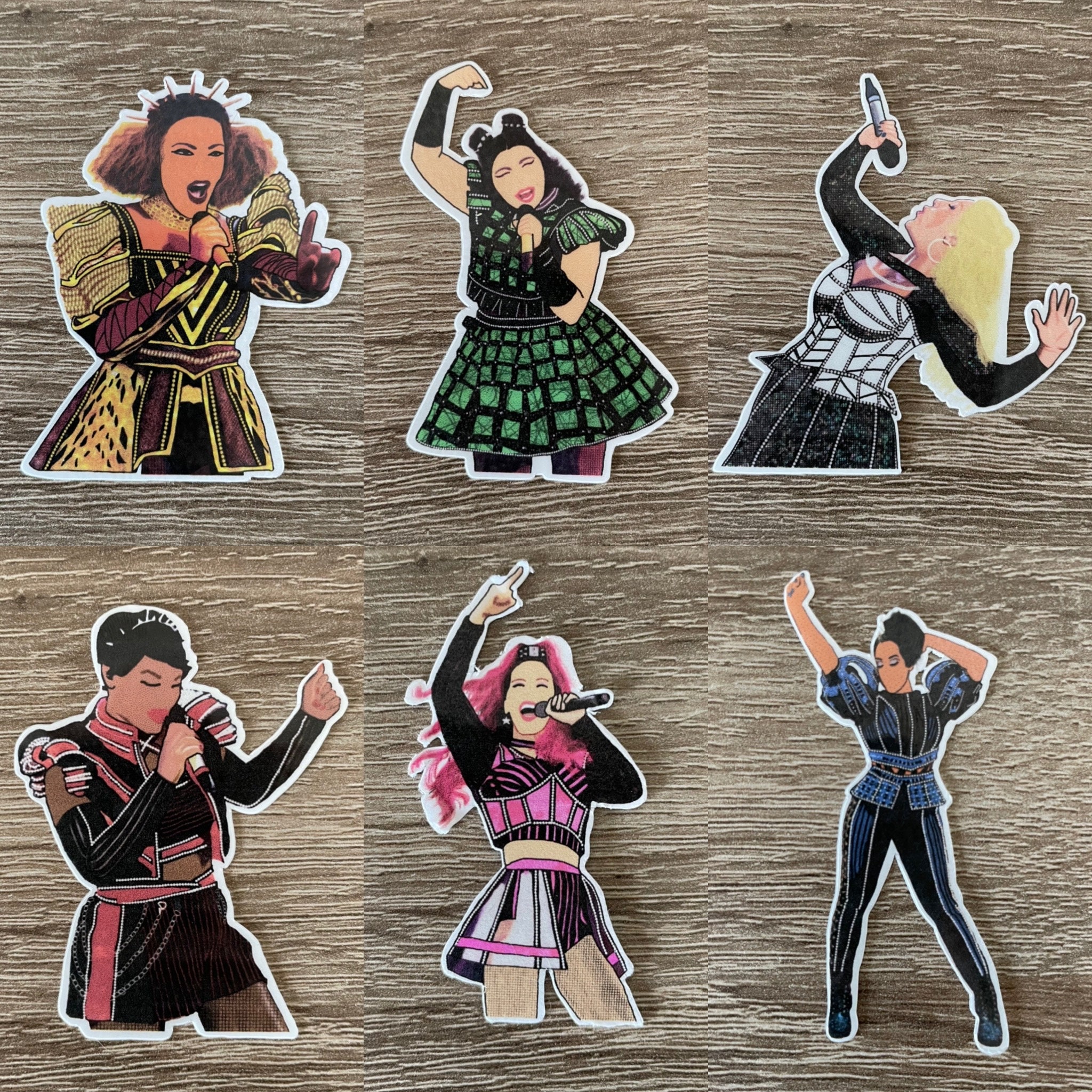 Six the Musical Stickers Gifts West End Broadway - Etsy UK
