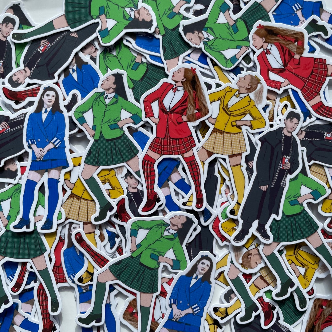 Heathers the Musical Stickers, JD, Veronica, Heather Duke, Chandler ...