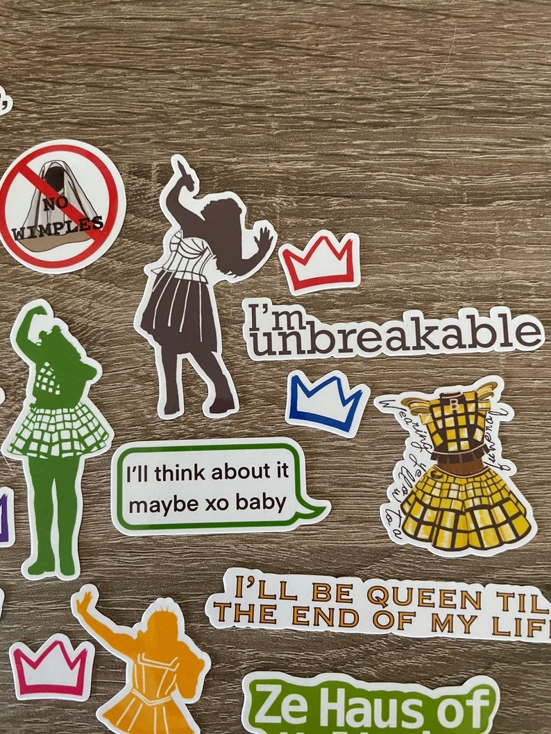 Six the Musical Stickers Musical Theatre Gift Six Quotes - Etsy Hong Kong