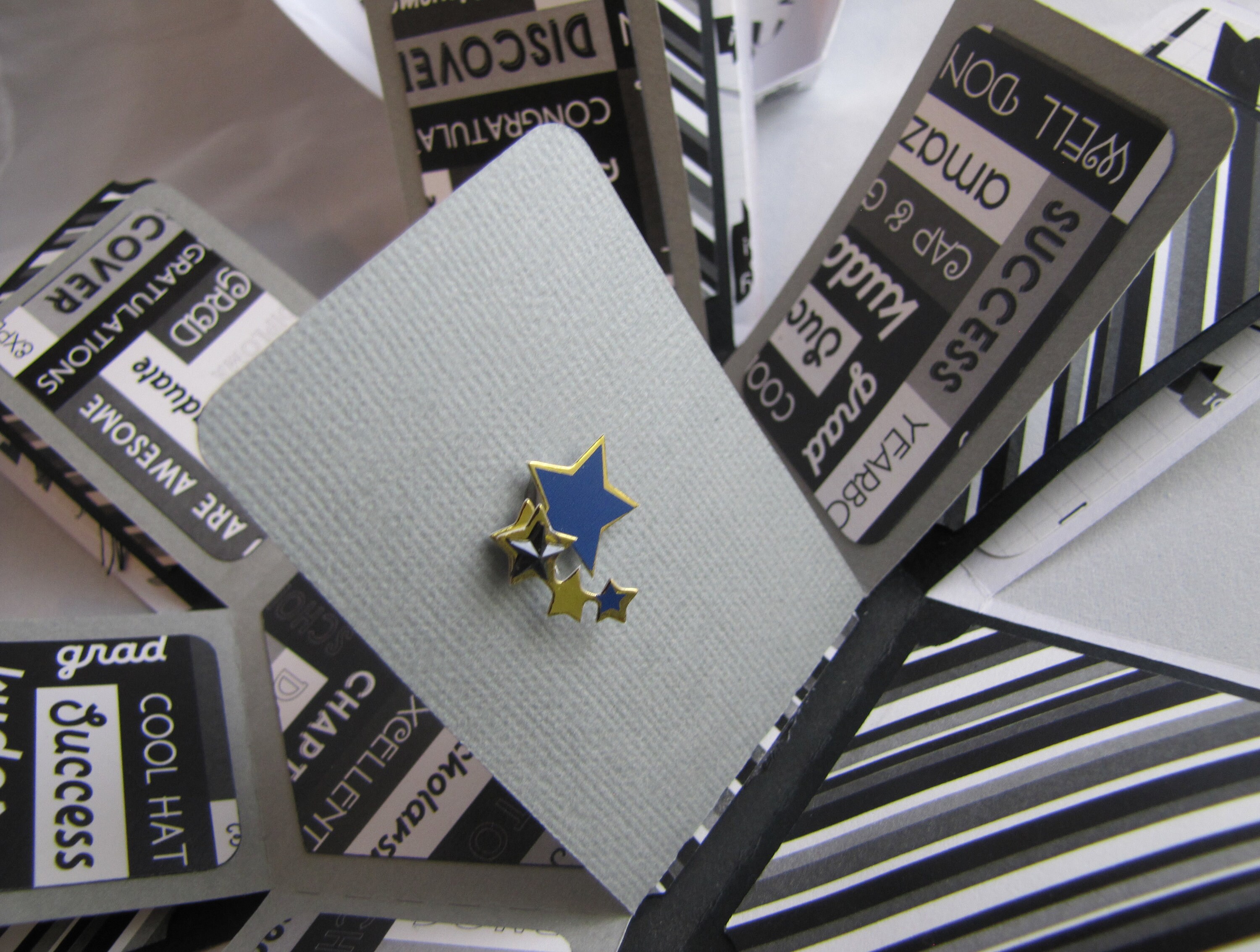 Explosion Box Hex Graduation | Etsy