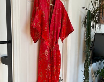 Hugh Hefner Robe Red - Etsy