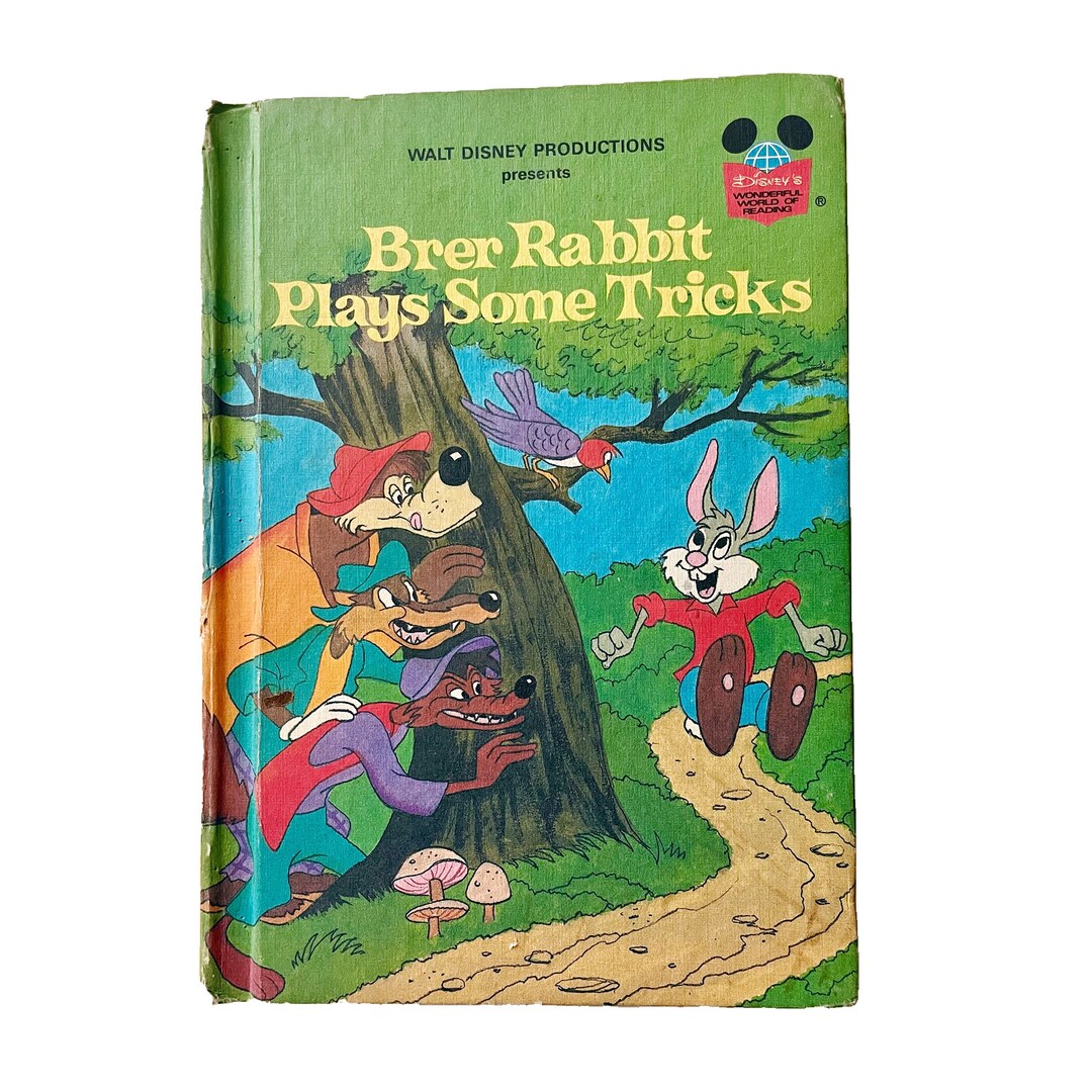 Vintage Disney Book, Brer Rabbit Plays Some Tricks, 1982 Walt Disney ...
