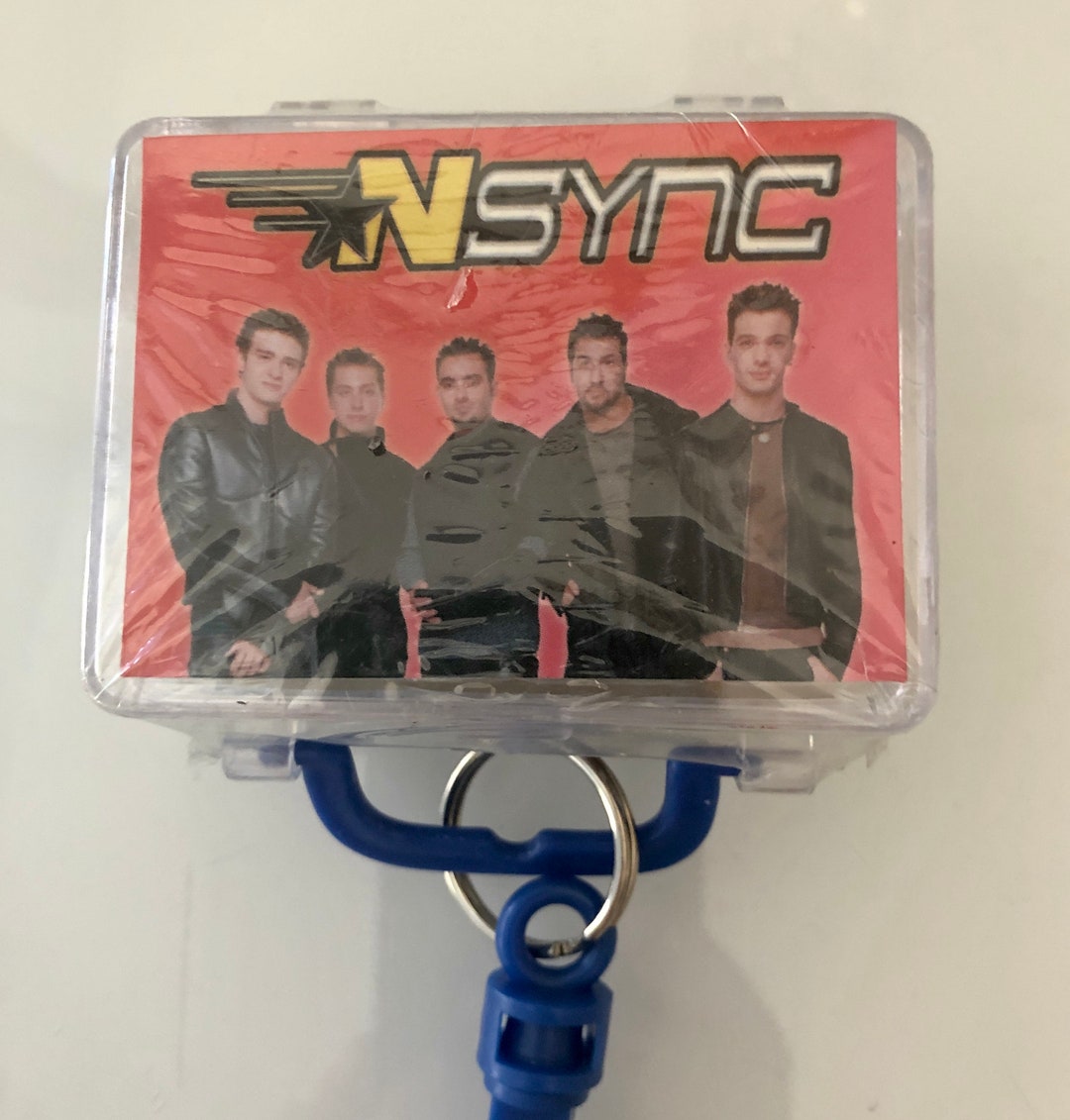 Vintage 2001 NSYNC Plastic Storage Box With Clip,unopened Deadstock ...