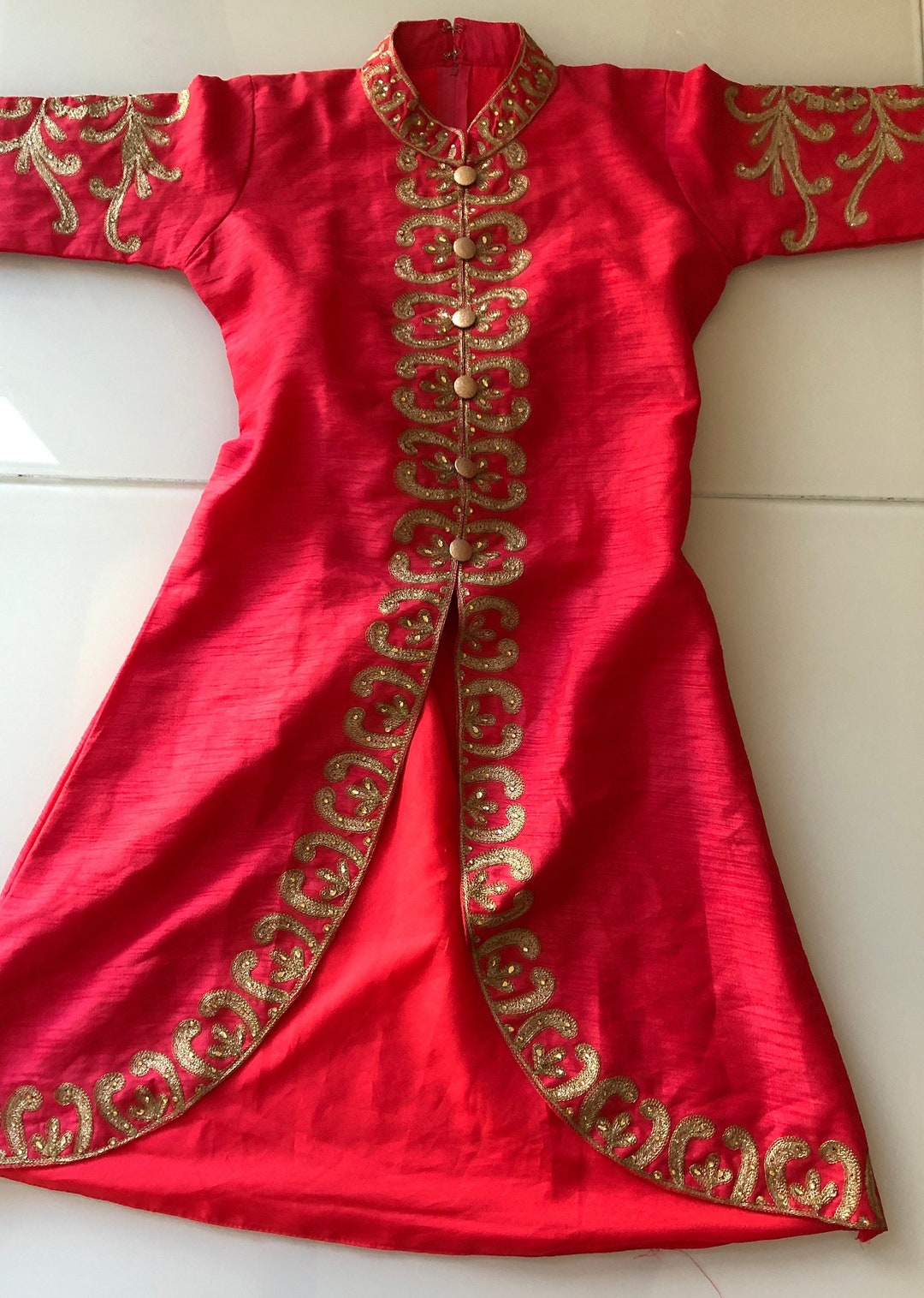 1960s Dress, Size XS, Regal Tunic, Sergeant Pepper, Hippie Dress, Boho ...