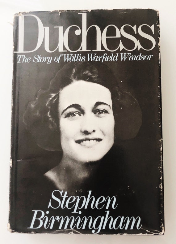 Biography of Wallis Simpson First Edition 1981 Duchess: the | Etsy