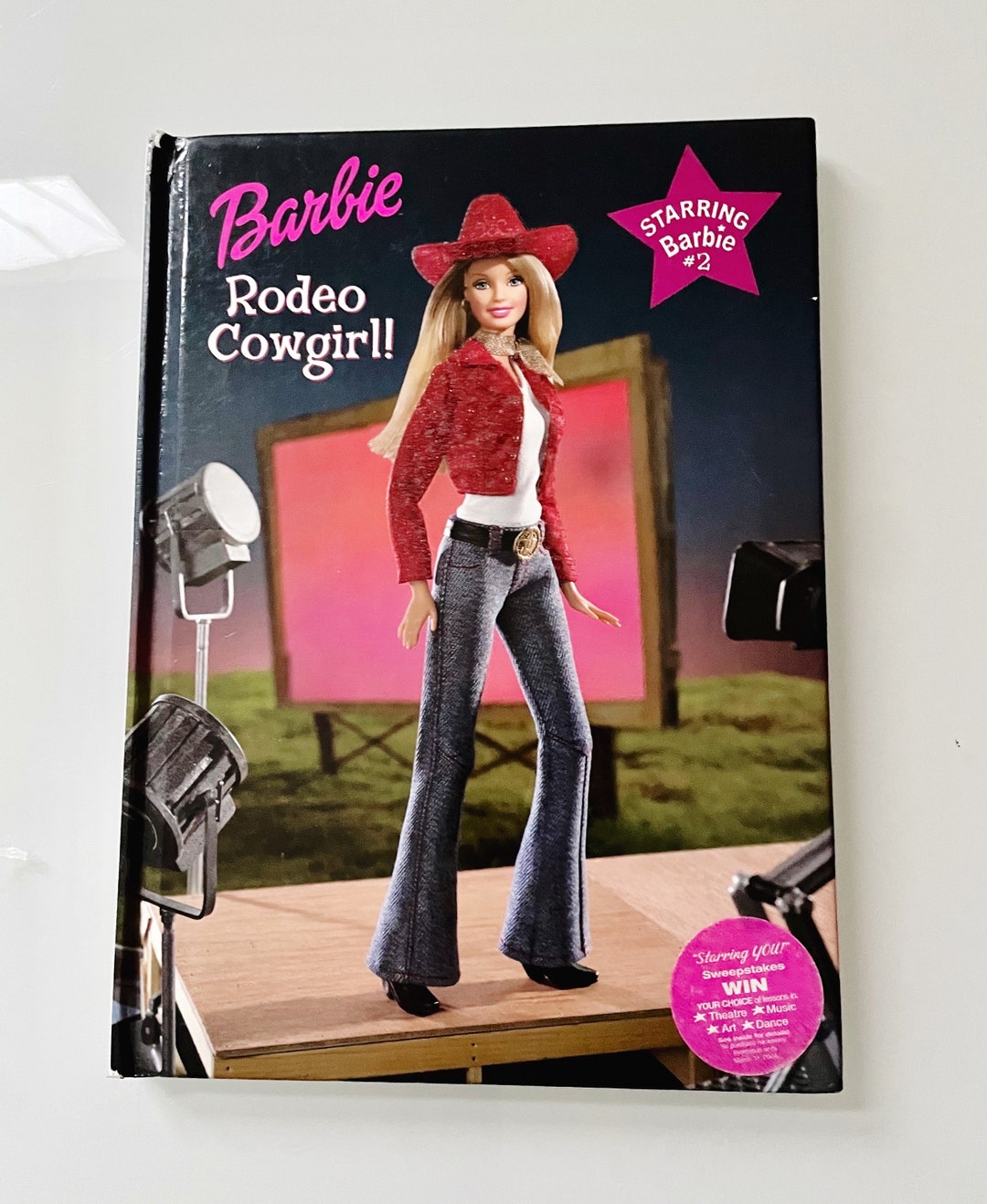 Barbie Rodeo Cowgirl Little Golden Book, 2003 Hardcover Childrens Book ...
