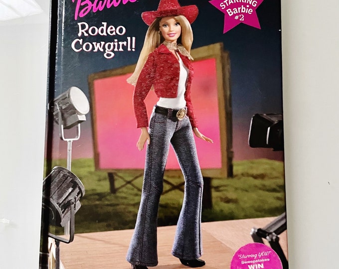 Barbie Rodeo Cowgirl Little Golden Book, 2003 Hardcover Children’s Book ...