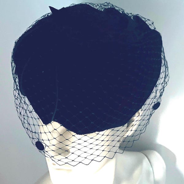 Hat With Veil - Etsy
