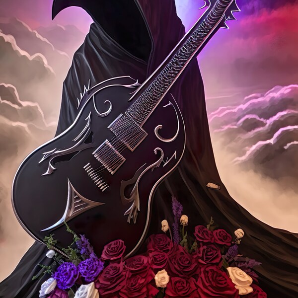Grim Reaper Wallpaper - Etsy