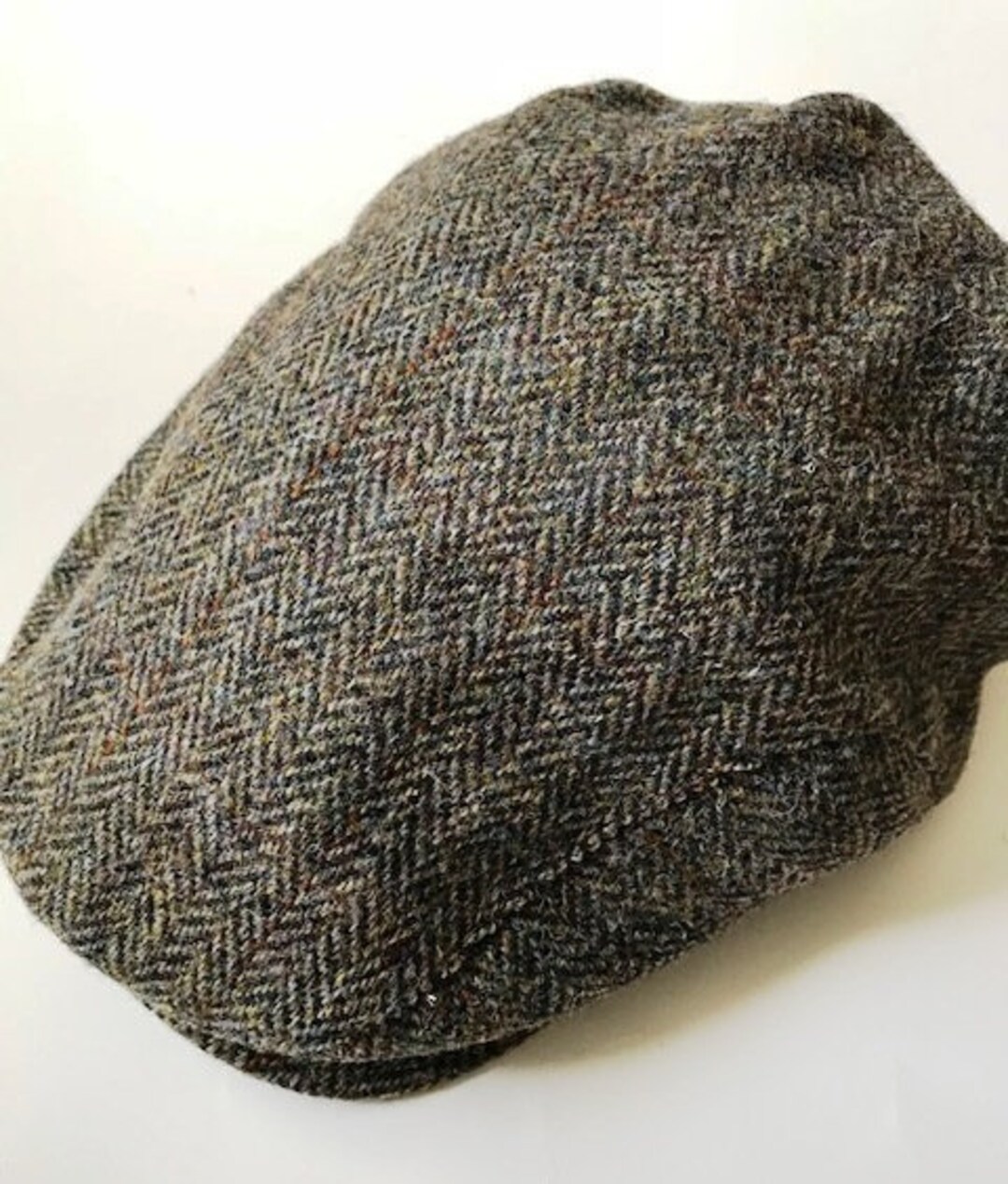 Mens Harris Tweed Driving or Flat Top Cap - Etsy