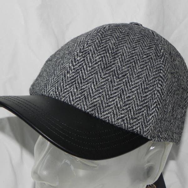 Mens Leather Baseball Cap Fitted - Etsy