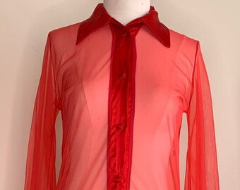 Sheer Mesh Sleepwear - Etsy