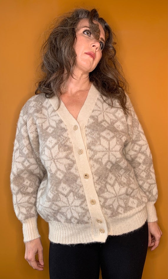Made in Iceland by Hilda Ltd / Vintage Wool Cardigan … - Gem