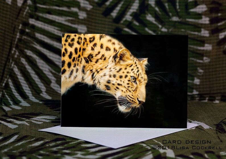 Exclusive Handmade Nature Art Greetings Cards Leopard, Giraffe & Tiger ...