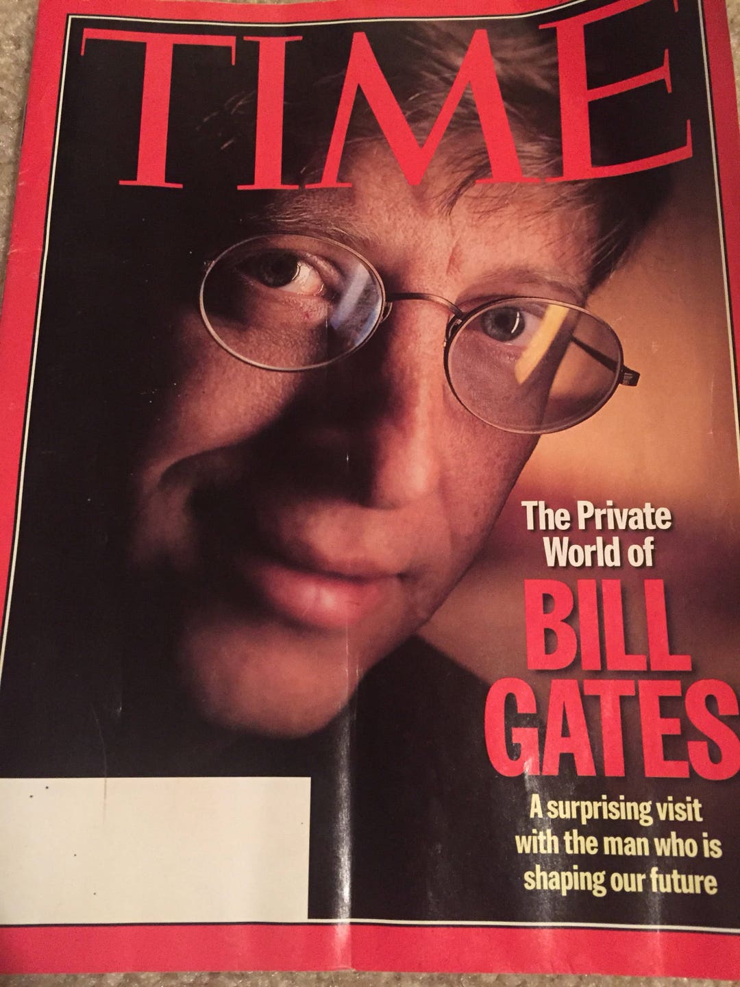 Time Magazine January 13, 1997 Issue- Bill Gates (the Private World of ...