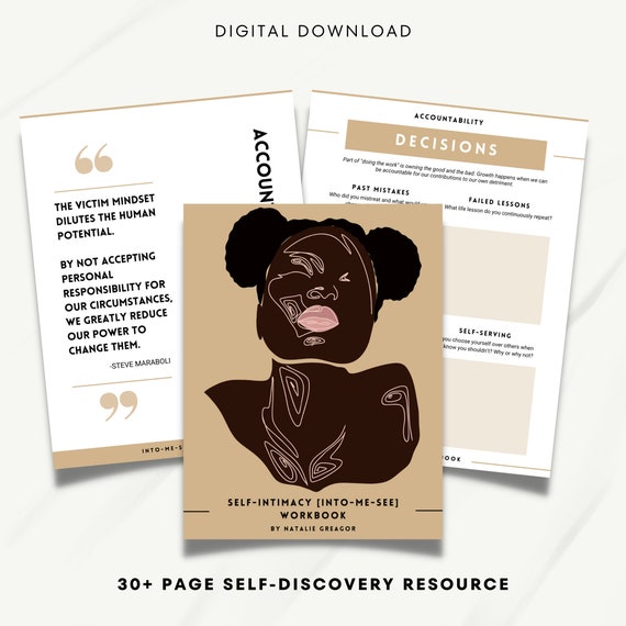 Inner-work Self-reflection Mental Health for Black Women | Etsy