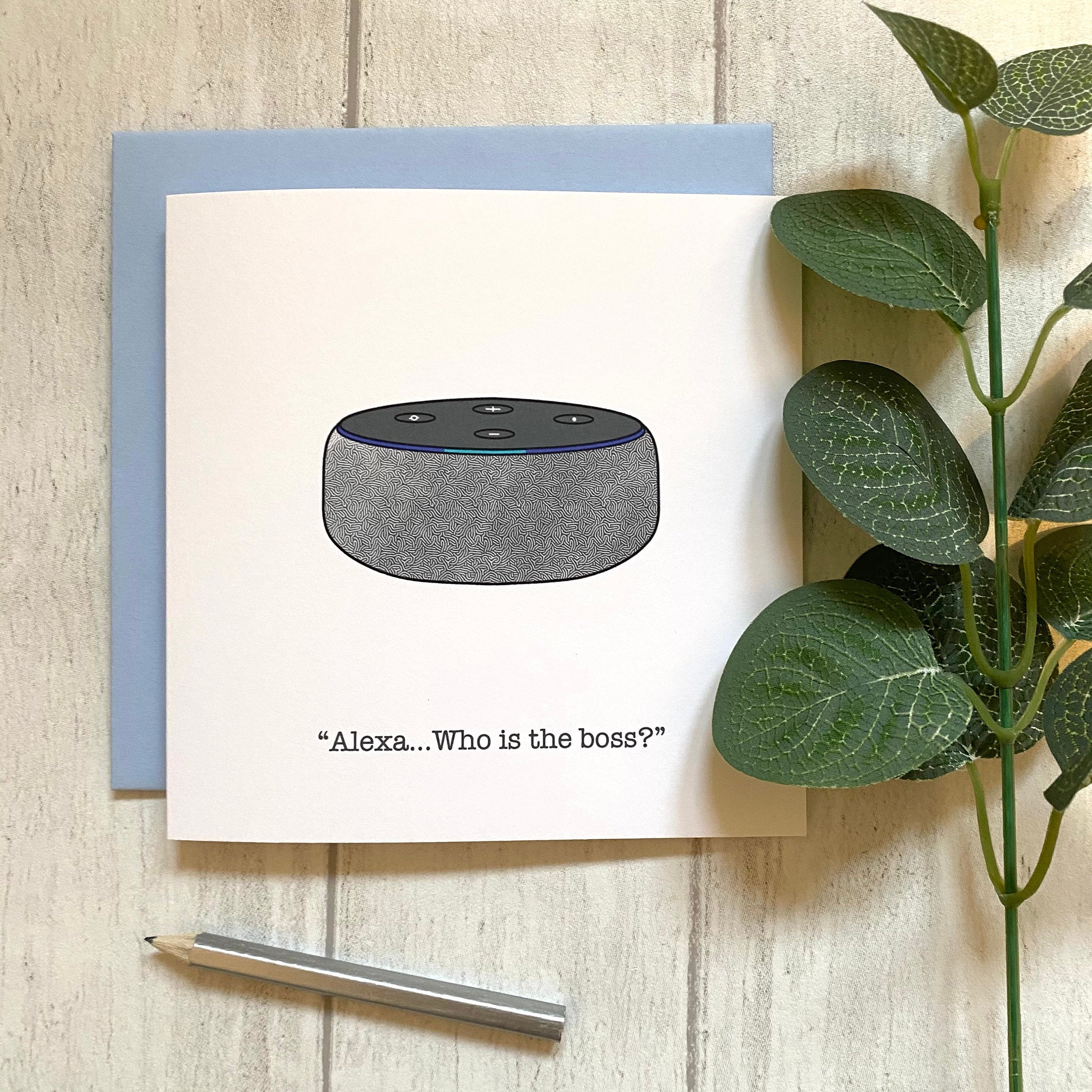 Personalised Alexa Card Alexa Birthday Card Custom Cards - Etsy