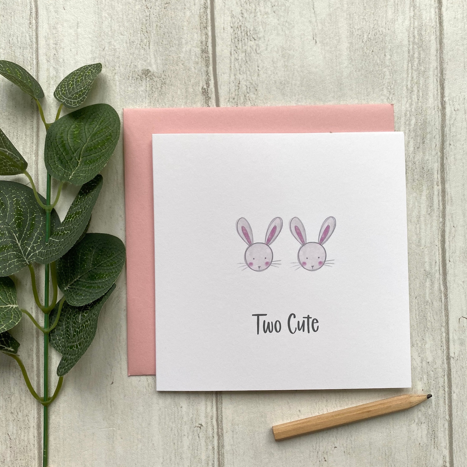 Two Cute Twins Card | Newborn Twins Card | Baby Twins | Twin Baby Card ...