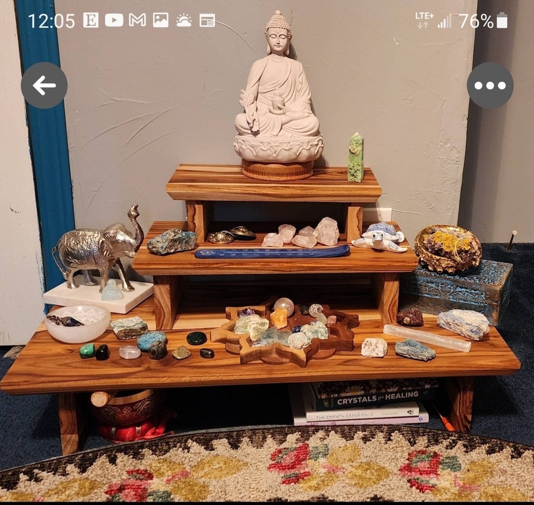 Altar Table, 3 Altar Table Set, 3 Teakwood Altar Tables - Etsy