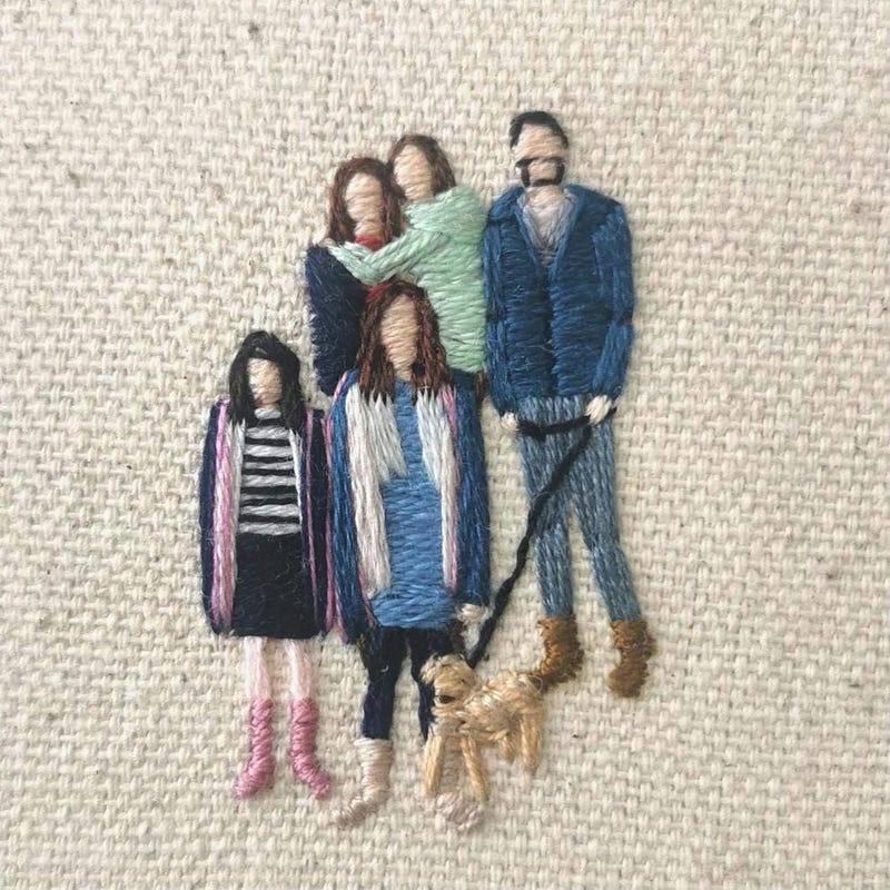 Portrait Embroidery - Etsy