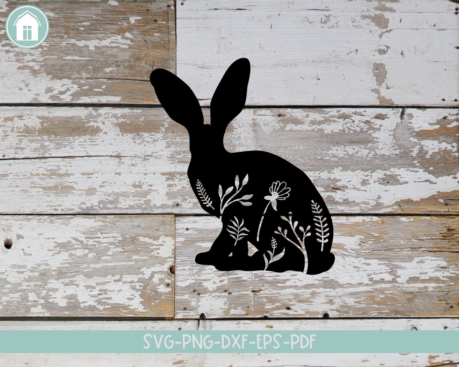 Hare Svg-floral Hare Svg-hare Mandala Svg-bunny Rabbit - Etsy