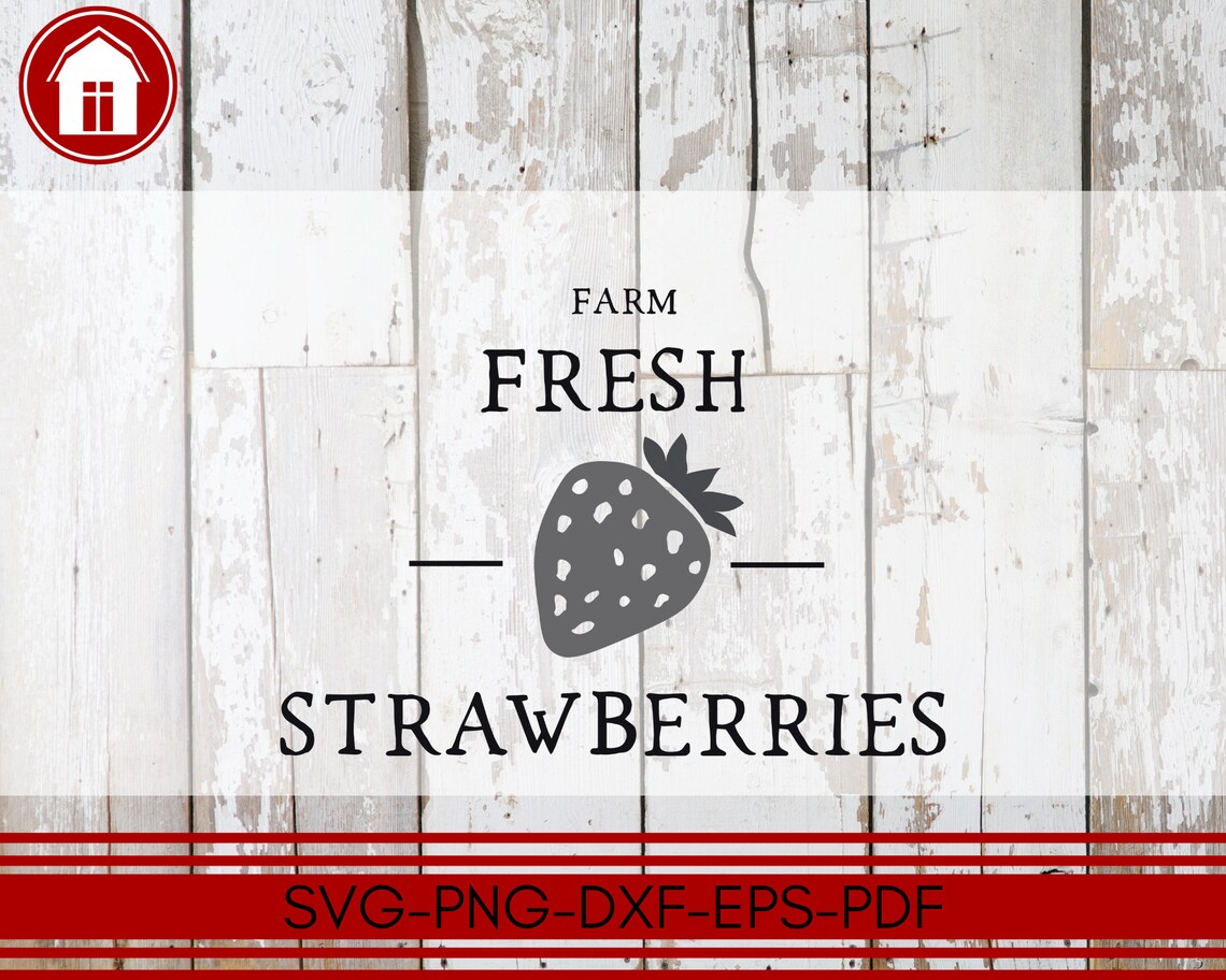Farm Fresh Strawberries Svg-farm Fresh Sign Svg-farm Fresh - Etsy
