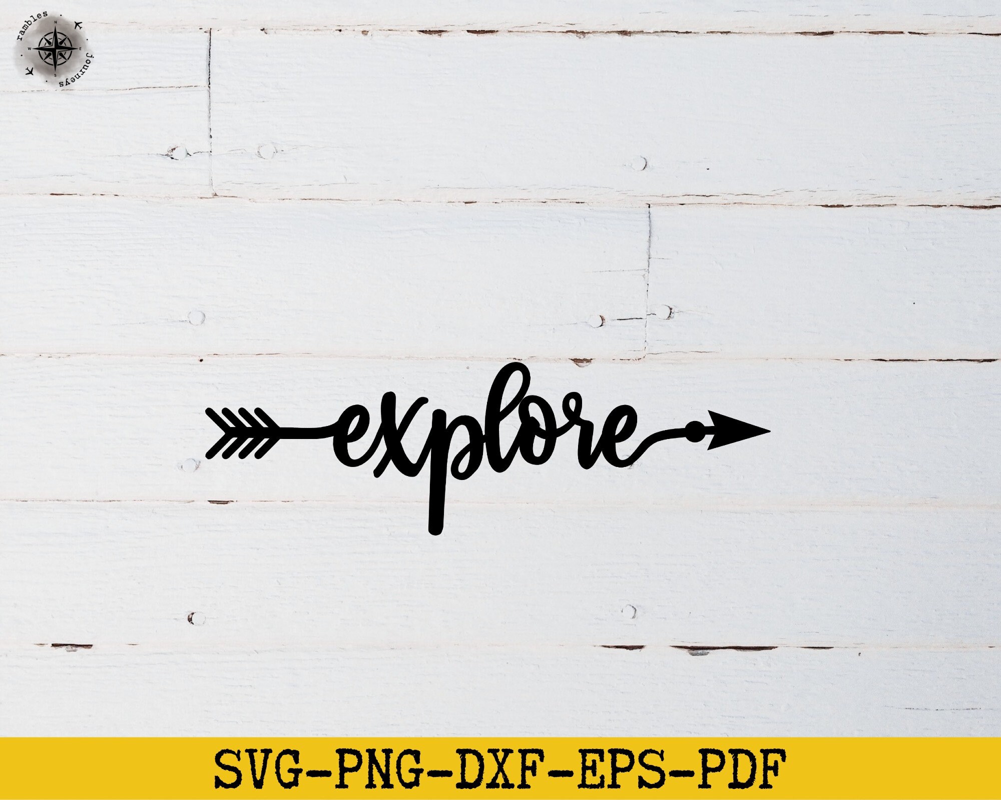 Explore Svg-travel Svg-explore Arrow Svg-inspirational Quote | Etsy