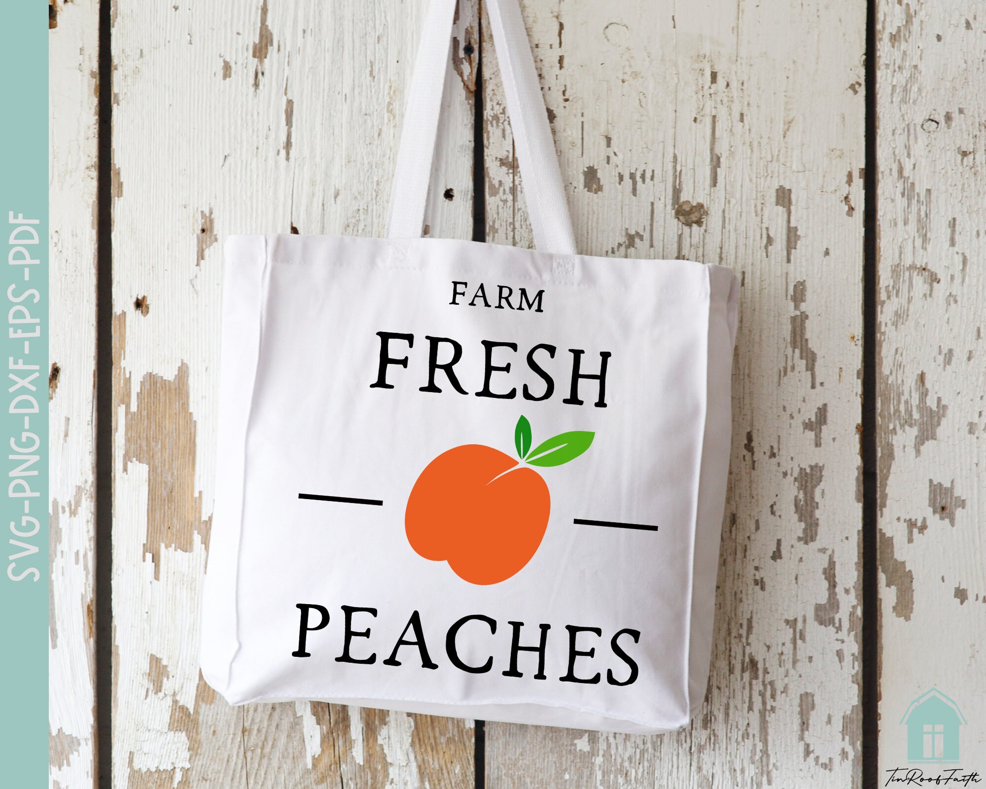Farm Fresh Peaches Svg-peaches Sign Svg-peach Svg-summer Svg Clip Art ...